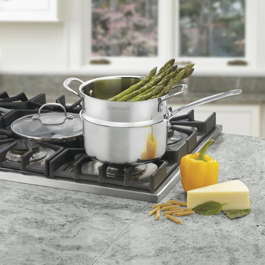 CHEF'S CLASSIC™ STAINLESS 3 QUART 3 PIECE STEAMER SET – Titan Sarawak ...