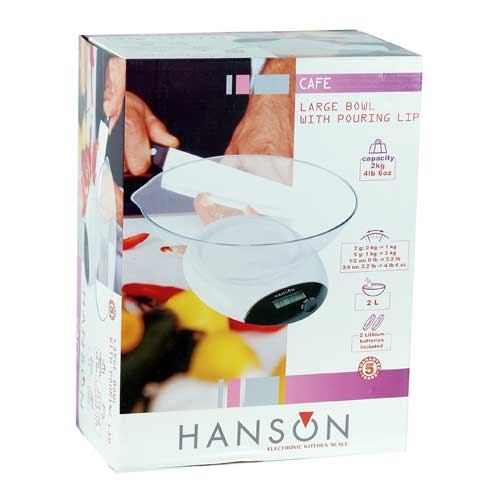 Hanson Café Electronic Kitchen Scale – Titan Sarawak Sdn Bhd